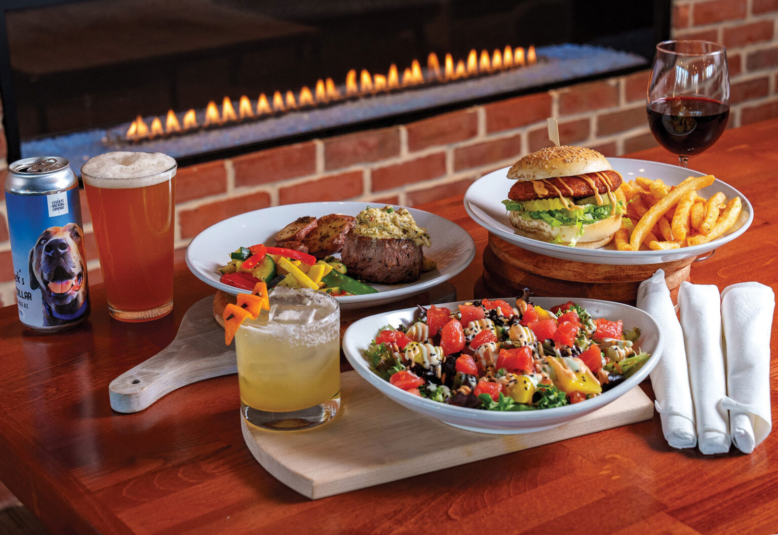Eclectic Menu, Golf Course View: Blue Collar Restaurant, Bar & Catering ...